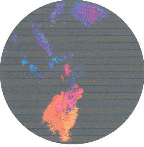 Computed Full Velocity Field At Elevation 2 From Real Doppler Radial