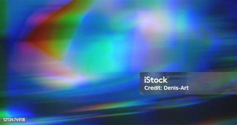 유리와 크리스탈에서 수차와 눈부심의 형태로 추상 동적 파란색 배경 3d 렌더링 0명에 대한 스톡 사진 및 기타 이미지 0명