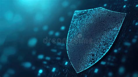 Data Shield Made of Binary Code, Digital Protection, Cyber Defense Stock Image - Image of ...