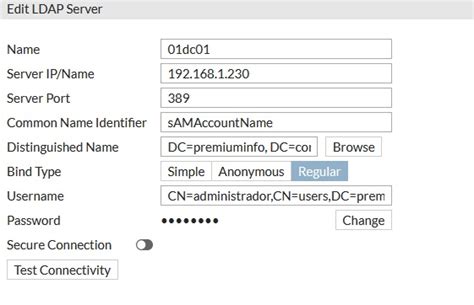 fortigate with ad ldap error ldaperr dsid 0c0907 fortinet community