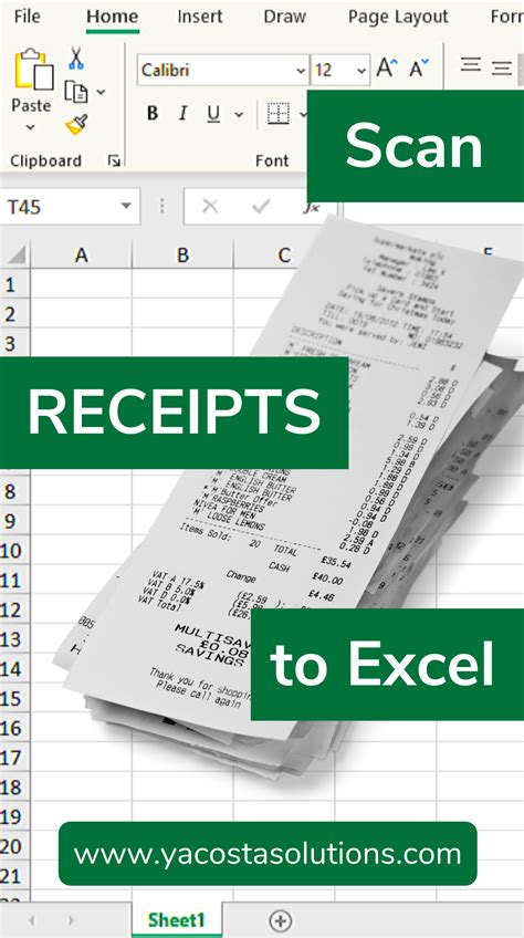 import receipts to excel other documents too artofit