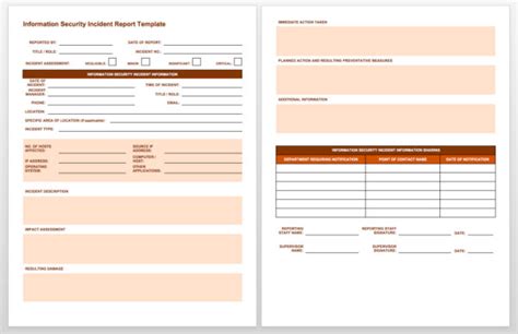 Free Incident Report Templates Smartsheet With Incident Tracking Spreadsheet Db Excel Com