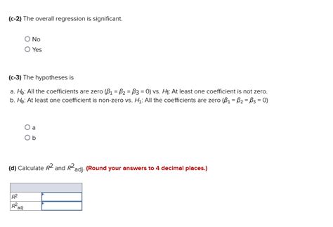 Solved Refer To The ANOVA Table For This Regression A Chegg