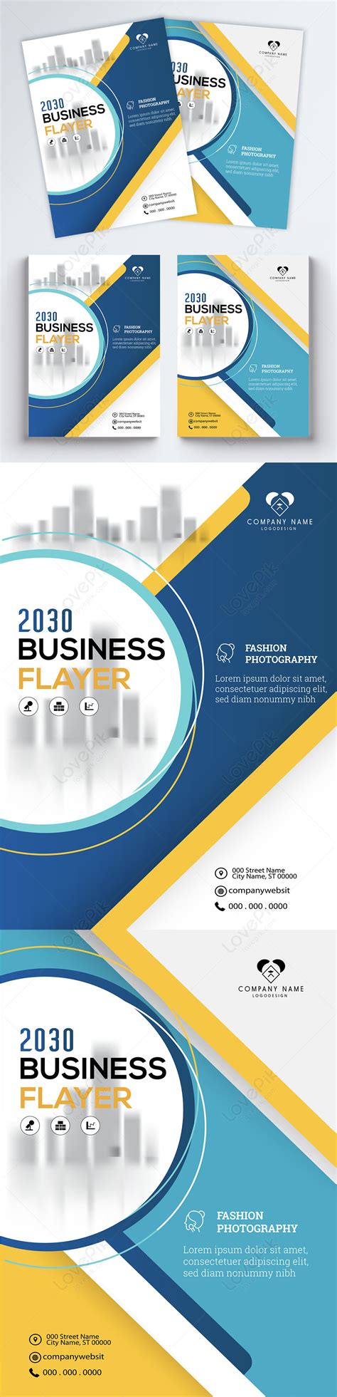 크리에이 티브 비즈니스 플라이어 템플릿 디자인 이미지 사진 450179358 무료 다운로드
