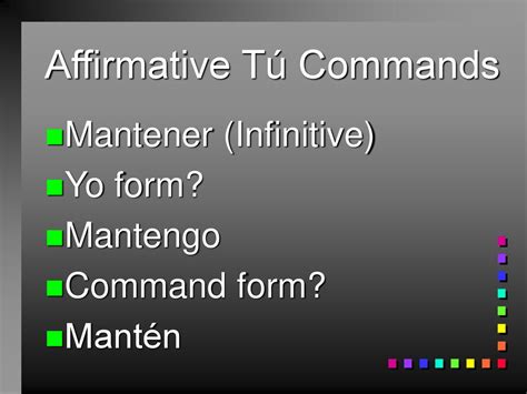 Affirmative Tú Commands Ppt Download