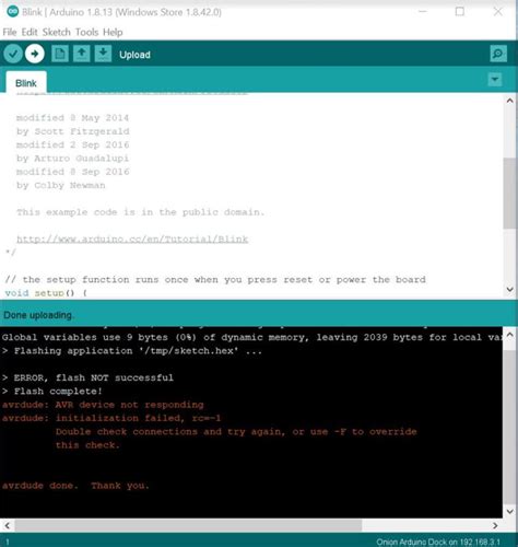 Arduino Dock Avrdude AVR Device Not Responding Community