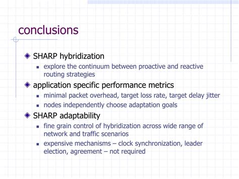 Ppt Sharp Hybrid Adaptive Routing Protocol For Mobile Ad Hoc Networks Powerpoint Presentation