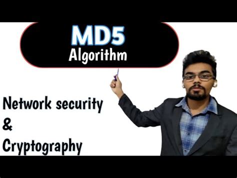 MD Algorithm Message Digest Hash Function Bca Bca Mca Btech Mtech YouTube