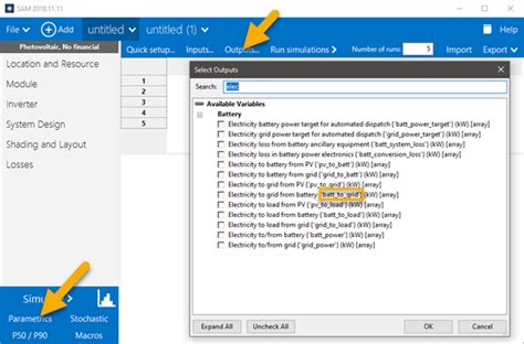 Python SDK For Battery Results SAM Forum System Advisor Model SAM