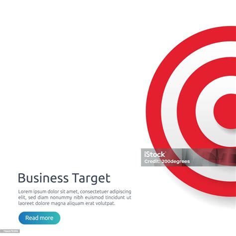 빨간색 다트 보드 센터 목표 전략 성과 및 비즈니스 성공 플랫 디자인 배너 또는 배경양궁 다트 대상과 화살표 그래프와 달러 아이콘 그림 벡터 개념 개념에 대한 스톡 벡터