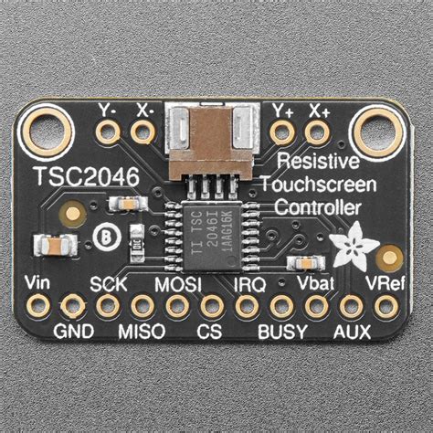 Adafruit Tsc2046 Spi Resistive Touch Screen Controller The Pi Hut