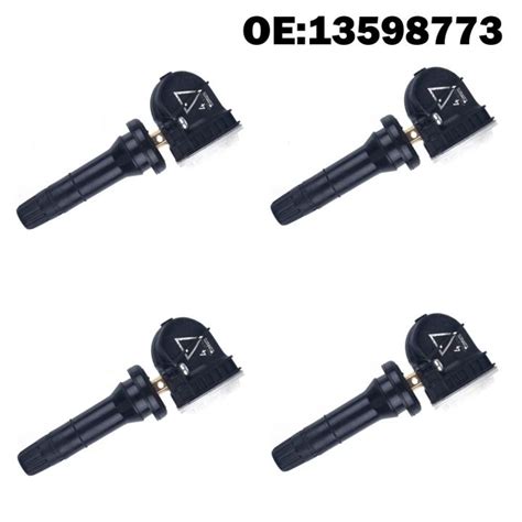 4 Pcs Car Tpms Tire Pressure Monitoring Sensor 13598773 For Opel Mokka 4 Pcs Car Tpms Tire Pressure Monitoring Sensor 13598773 For Opel Mokka