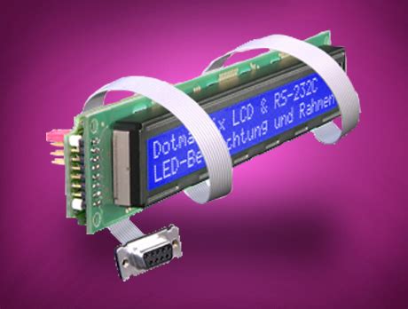 Displays With USB Interface LCD OLED RS RS