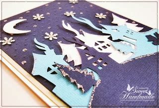 Sweet Handmade Felicitare De Craciun Decupata Manual