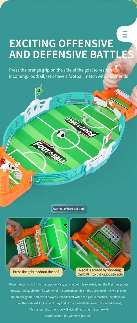 어린이 테이블 축구 2인용 배틀 테이블 게임 축구 게임 부모 자식 퍼즐 대화형 장난감 소년 크리스마스 할로윈 Temu