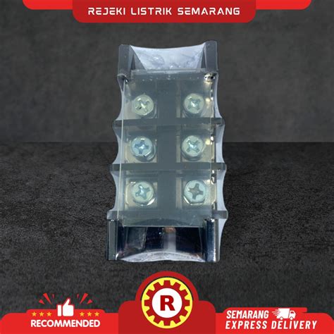Jual Terminal Blok Terminal Block Isolator Stb 60 3p Terminal 60a 3 Pole Puma Shopee Indonesia