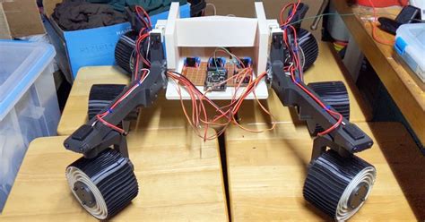 My 3d Printed Arduino Rover Is Beginning To Move Still Have Lots Of