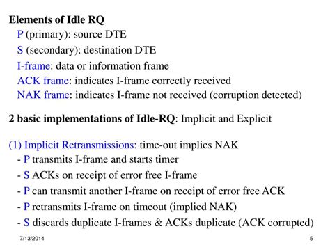 ppt ch4 protocol basics key learning points arq s and error control