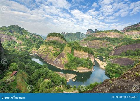 Wuyishan Scenic Areaï¼ˆwuyi Mountainï¼‰ Stock Image Image Of