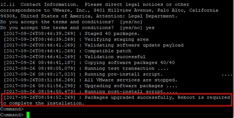 Install VMware VCSA VCenter Appliance Photon OS Security Patches Virtualization Howto
