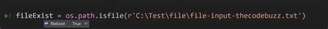 Python How To Check If A File Exists Thecodebuzz