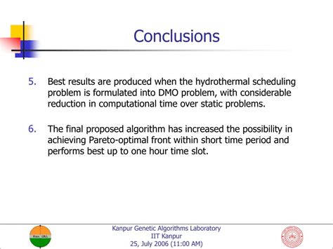 Ppt Multi Objective Dynamic Optimization Using Evolutionary