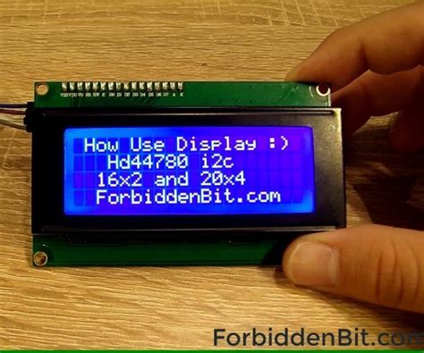 how to use lcd hd44780 i2c 5 steps instructables