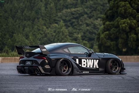 Installed With A Liberty Walk Lb Works Toyota Supra A90 Widebody And Fi