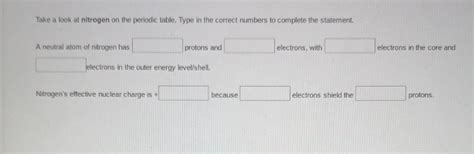 Solved What Is EFFECTIVE Nuclear Charge The Charge That Chegg Com