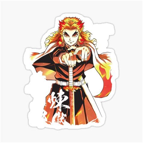 Demon Killer Sticker For Sale By Abdort Redbubble