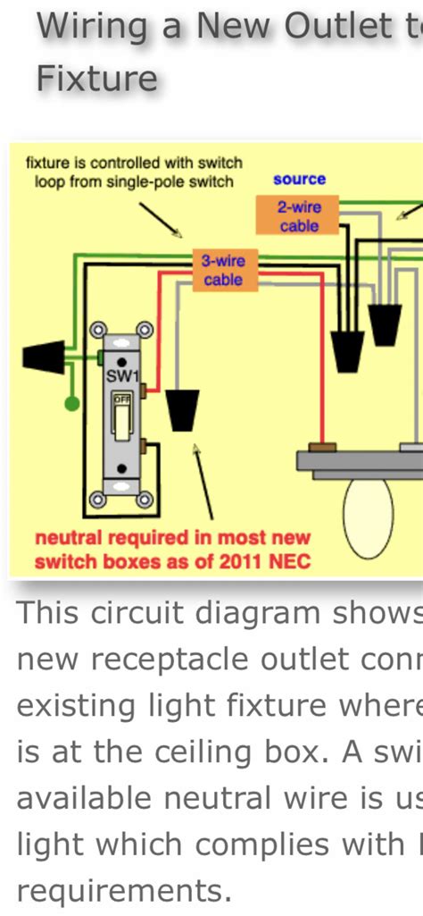 Light Switch Receptacle Diagram