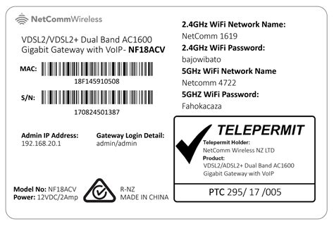 Fibre To The Premises FTTP MATE Modem