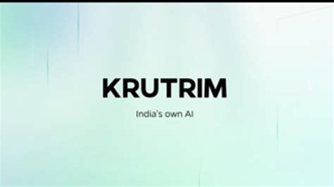 Bhavish Aggarwal Launches Indias Ai Chatbot Krutrim Ai