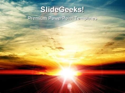 Sunset Beauty PowerPoint Templates And PowerPoint Backgrounds 0211