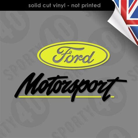 Ford Motorsport 2 Vinyl Decal Sticker