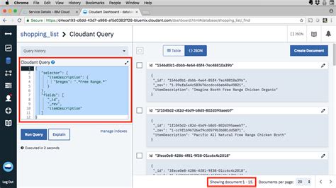 Use Nodejs With Cloudant Dbaas Ibm Developer