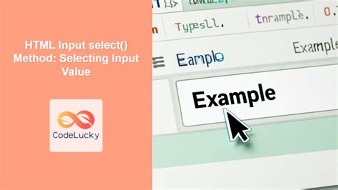 html select type property select type codelucky
