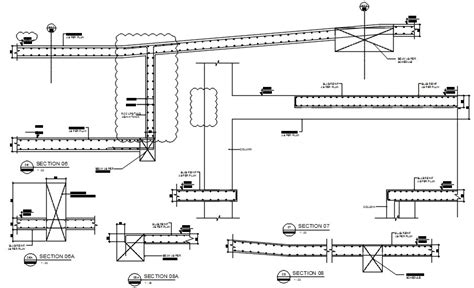 Reinforcement Structure Detail Presented In This Autocad Drawing File Download This 2d Autocad