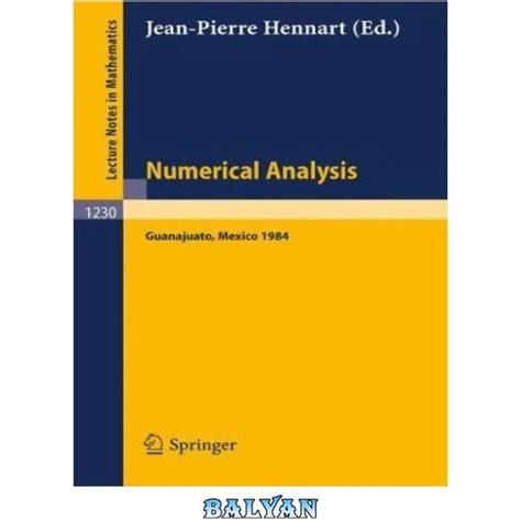 خرید و قیمت دانلود کتاب Numerical Analysis ترب