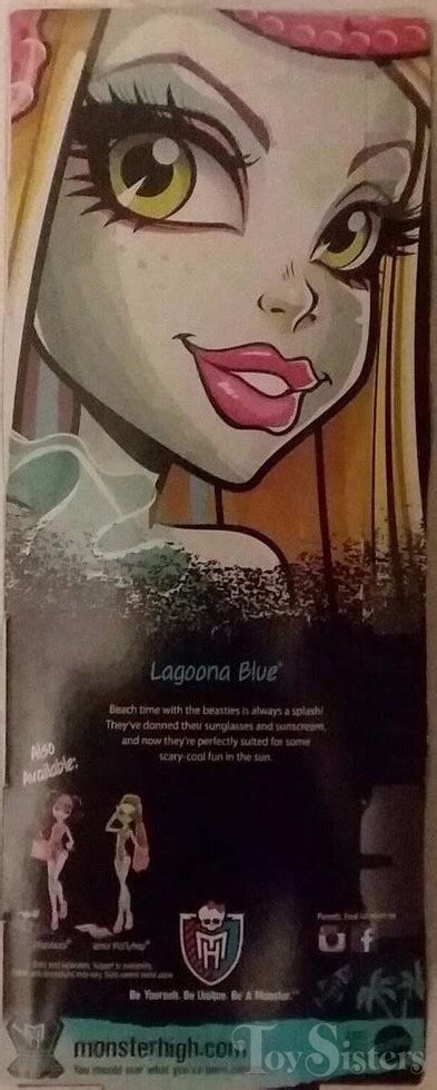 Monster High Swim Classbeach Beasties Lagoona Blue 20132015 Y7305