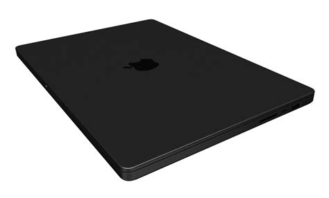 Apple Macbook Pro16 Inch Black 3d 모델 다운로드 랩톱 컴퓨터 On
