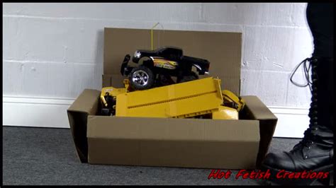 Toy Trash Box Crushing Hot Fetish Creations Clips4sale