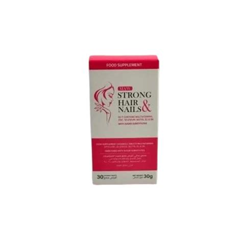 Maw Strong Hair And Nails 30 Chew Tab Shop It Now From Whites