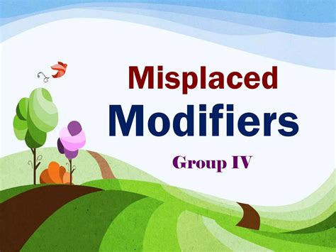 Misplaced Modifiers Pptx