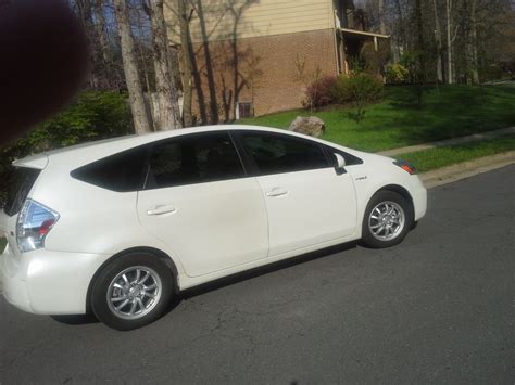 White Prius V Lowercase V Now Tinted Priuschat