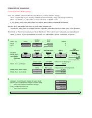 Completed Chapter 4 Excel Spreadsheet Chapter 4 Excel Spreadsheet How To Submit This File For
