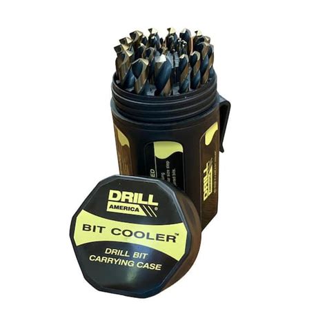 Drill America Contractor Grade Hss Drill Bit Set With 3 Flat Shank 29