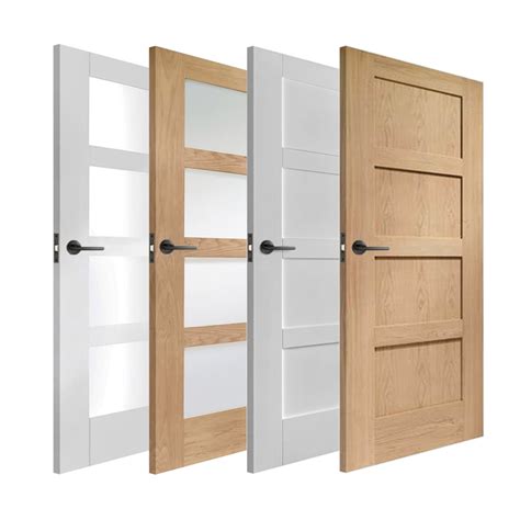 Wholesale Glass Insert Modern Interior Wooden Door Interior Doors And