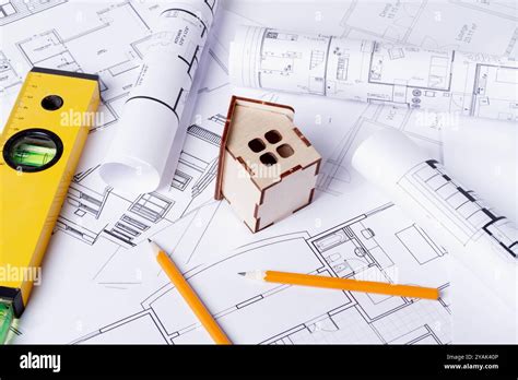 Home Construction Construction Scheme Work Plan With Dimensions And Description Small House