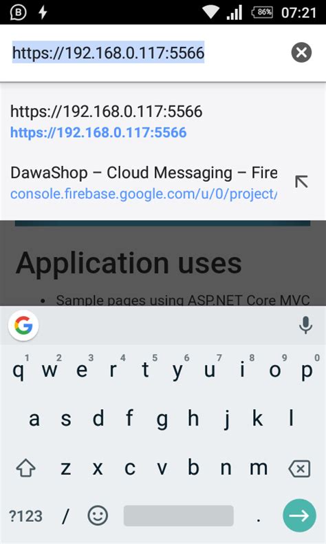 C Access Aspnet Core 21 Web App Hosted On Localhost From Mobile
